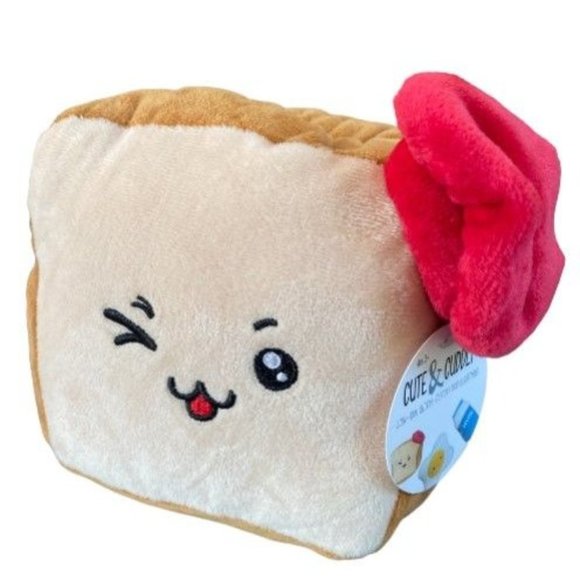 cute & cuddly | Toys | Cute Cuddly French Bread Loaf Wberet Stuffed ...